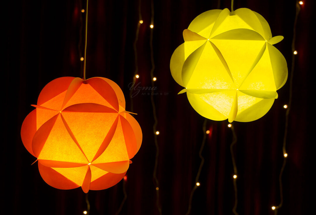 DIY Paper Lantern | Uzma Designs